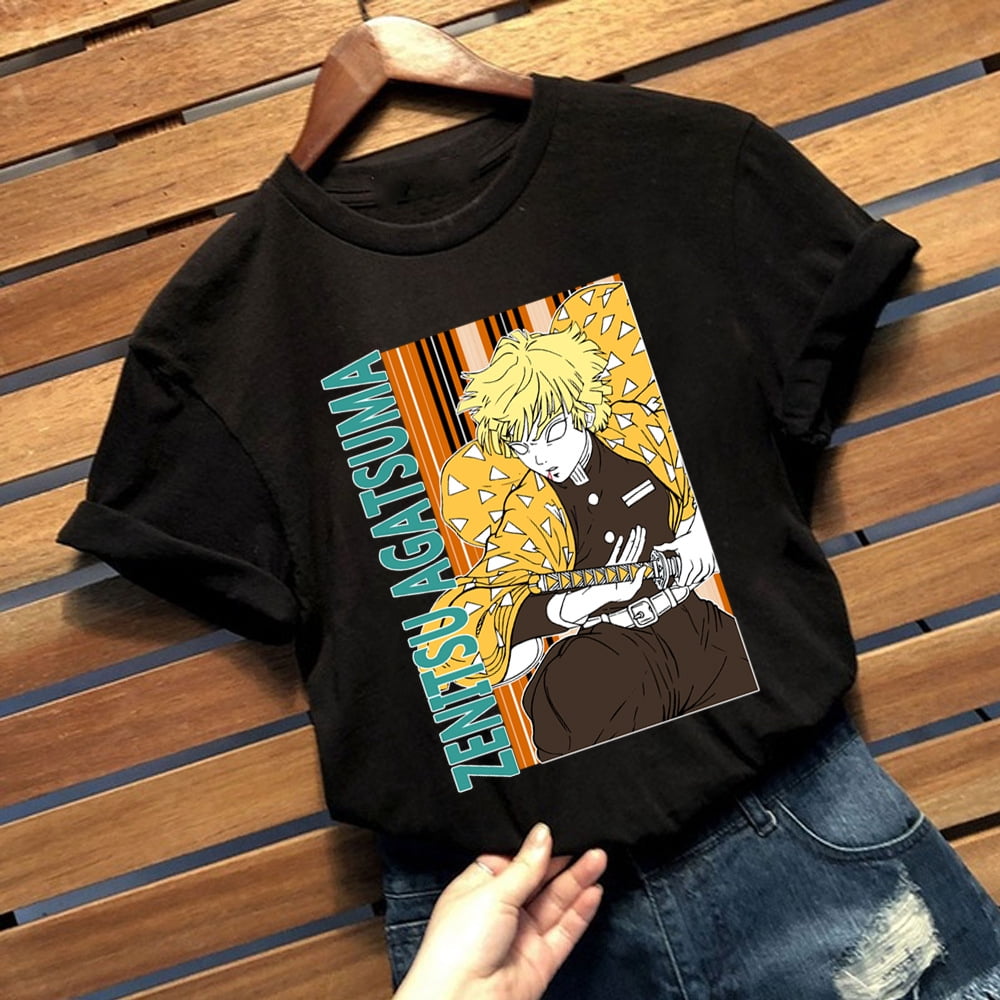 Click here for Zenitsu Agatsuma Demon Slayer Short-Sleeved Tops M... prices