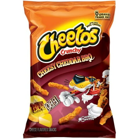 Cheetos Cheesy Cheddar BBQ Cheese Flavored Snacks, 9.75 oz - Walmart.com