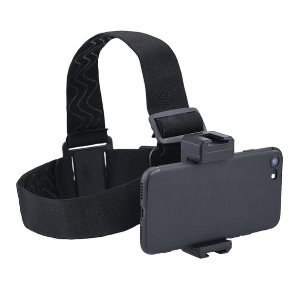 XZNGL Led Clock Universal Phone Holder Abs Head Strap Mount Headband ...