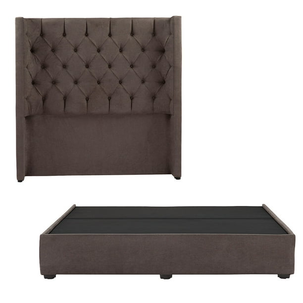 Box Base Cama King Size+Cabecera Tartuk Cafe | Walmart en línea