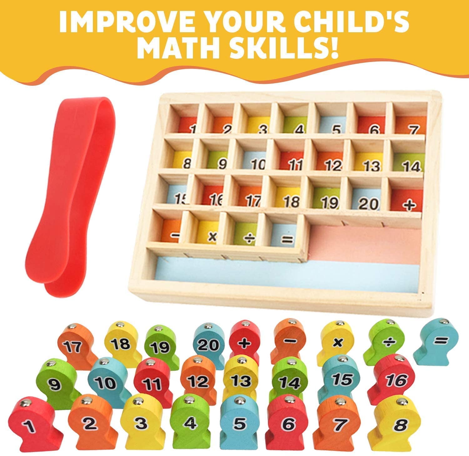 Wooden Fishing Games : Math Counters Toy Toddlers & Nepal | Ubuy