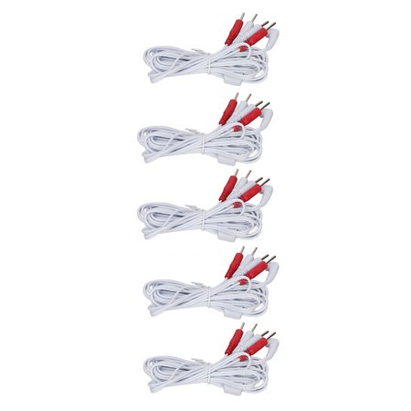Electrode Wires Cable, White Electrode Wire 2.5mm Plug Multifunctional ...