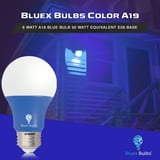 2 Pack BlueX LED A19 Light Bulb - 9W (60Watt Equivalent) - E26 Base ...
