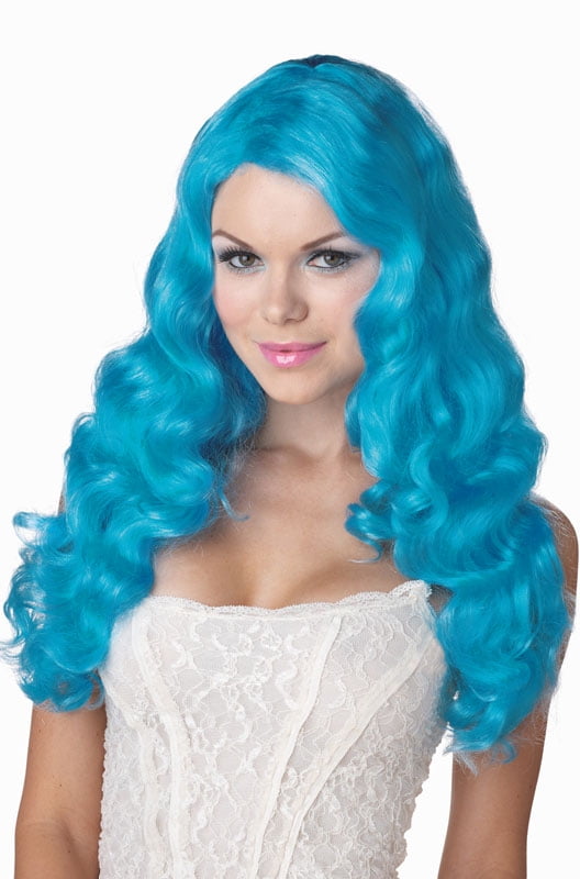 Sweet Tart Costume Wig (Aqua) - Walmart.com