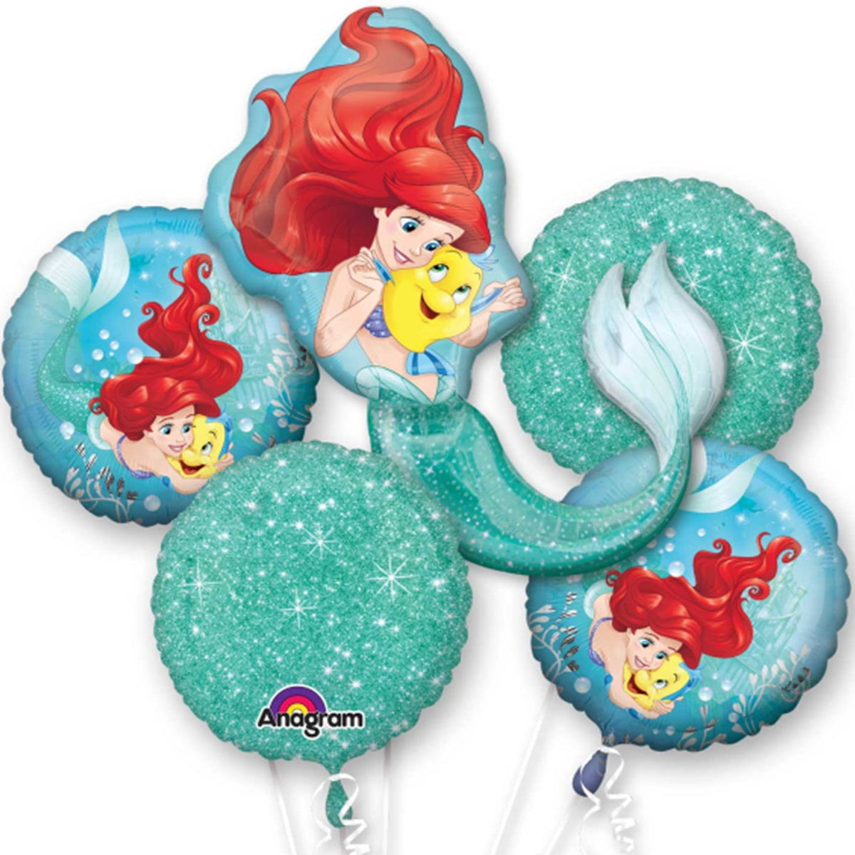 Little Mermaid Ariel Character Authentic Licensed Theme Foil Balloon ...