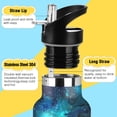 600ML Stainless Steel Insulated Cup Sports Water Bottle Portable ...