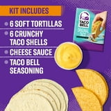 Taco Bell Cheesy Double Decker Taco Cravings Kit, 14 oz, makes 6 tacos ...
