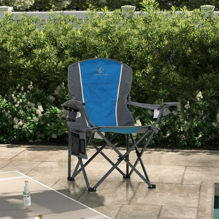 REDCAMP Oversized Folding Camping Chairs Heavy Duty 500 Lb,, 46% OFF