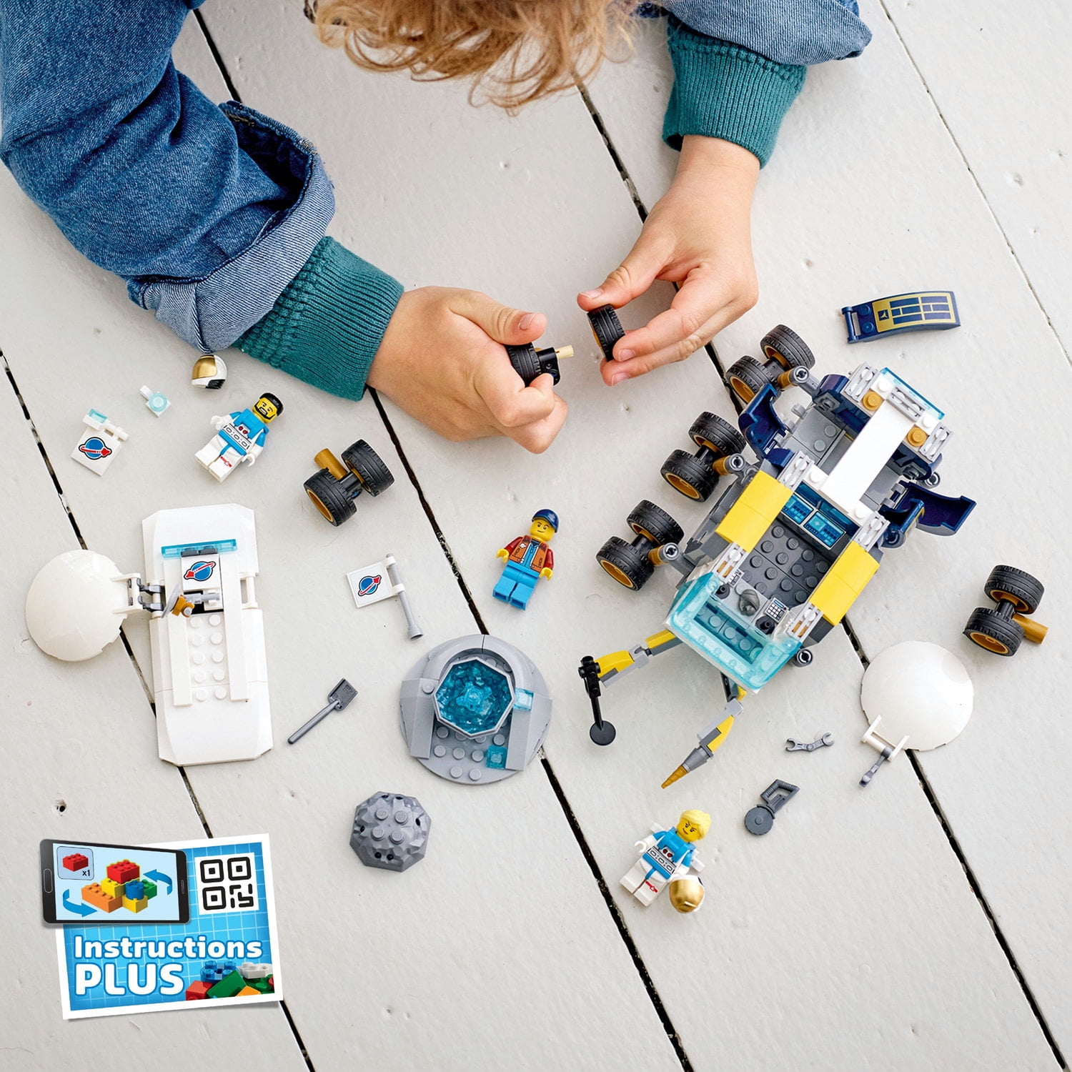 Buy LEGO City Lunar Roving Vehicle 60348 Building Kit; Space Toy for ...