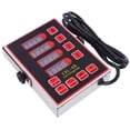 4-Channel Commercial Digital Kitchen Timer, Loud Alarm, Stainless Steel ...