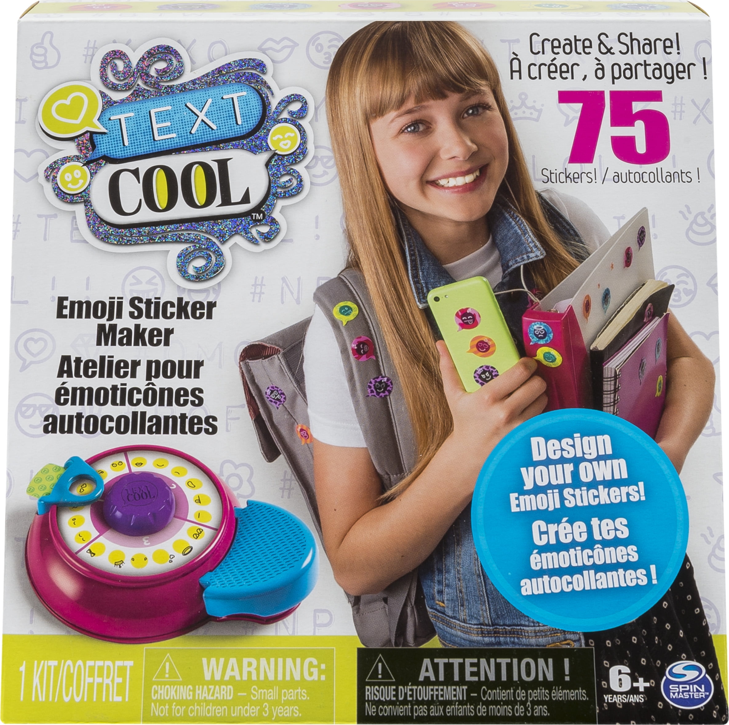 Text Cool, Emoji Sticker Maker Kit - Walmart.com