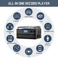 Direct Power 10-in-1 Bluetooth Record Player Turntable for Vinyl ...