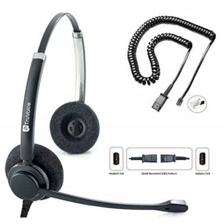 Professional HD-150 Double Ear Headset with Noise Canceling Microphone ...