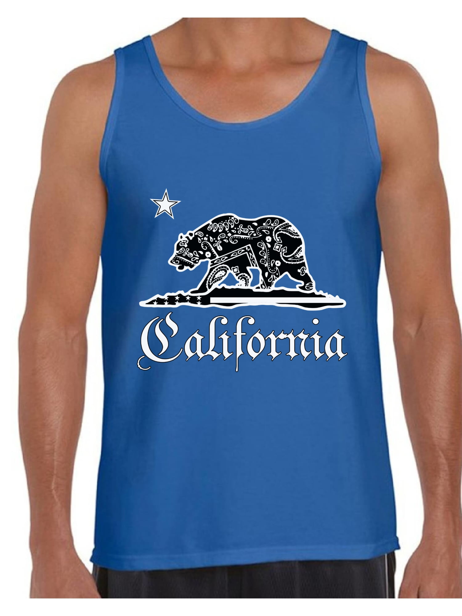 Awkward Styles California Republic Bandana Tank Top for Men California ...