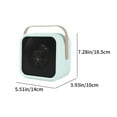 ZFYXGS Mini Portable Electric Space Heater Energy Efficient Thermostats ...