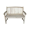 Outdoor Slat Back Bench - Unfinished - Walmart.com