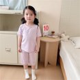 Baby Outfits Girl Summer Breathable Short Sleeve Top and Shorts Casual ...
