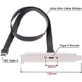 USB 3.2 20Pin Type-E IDC Front Panel Header to USB-C Type-C Female ...
