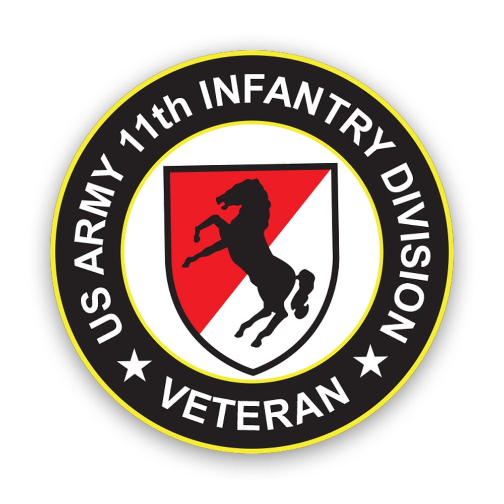 US Army 11th Armored Cavalry Regiment Veteran Sticker Decal - Self ...