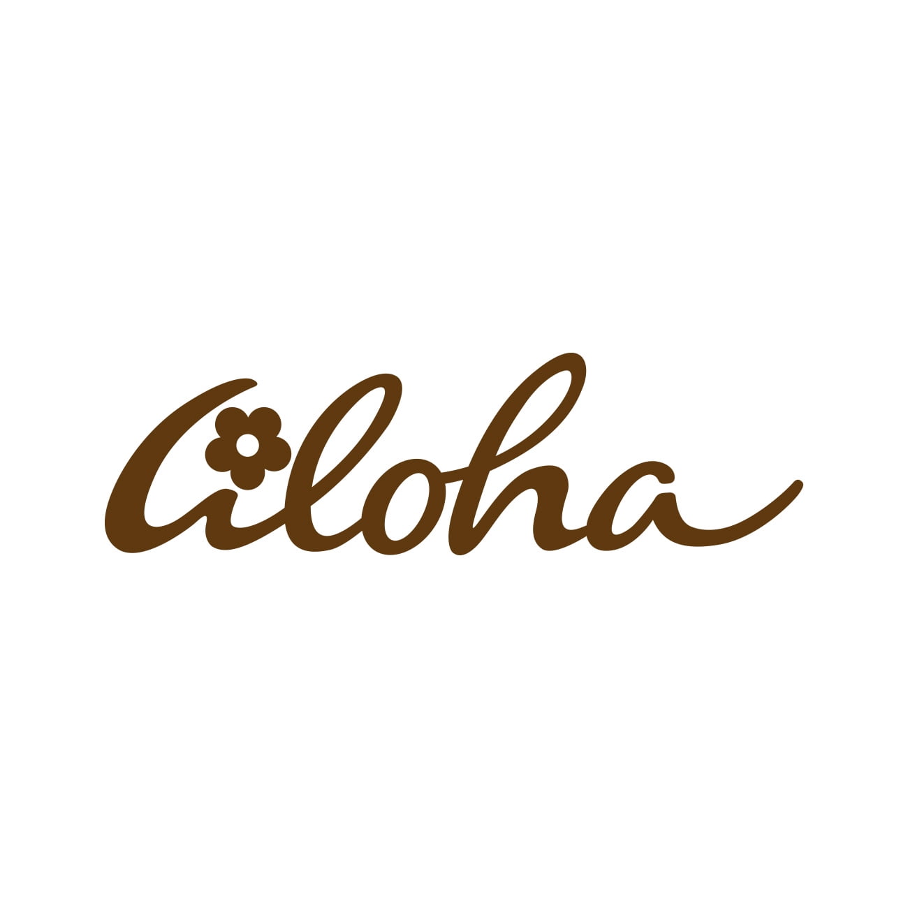 Aloha Sticker Decal Die Cut - Self Adhesive Vinyl - Weatherproof - Made ...