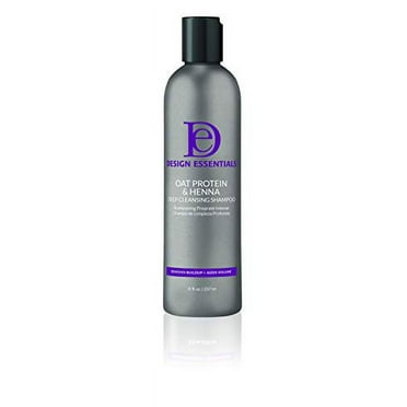 Design Essentials Deep Cleansing Shampoo with Oat Protein & Henna for ...