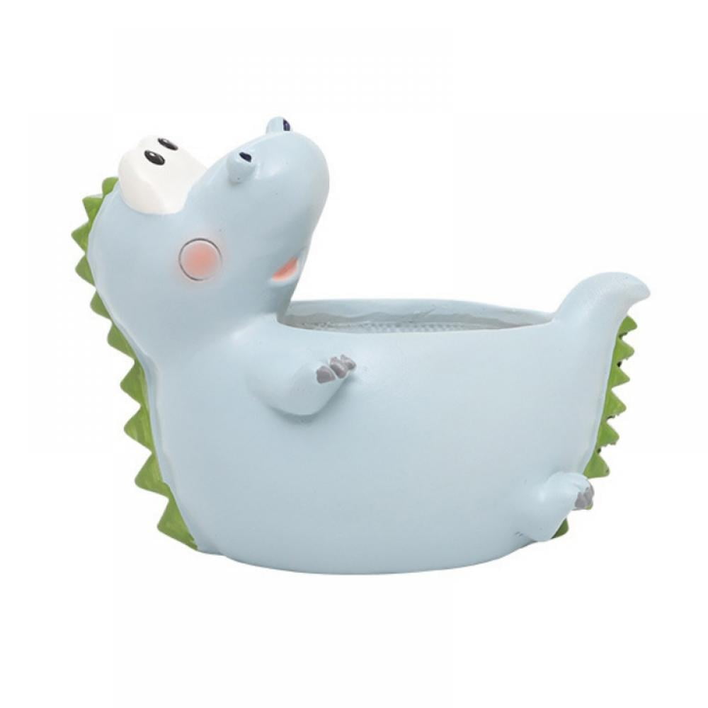 Succulent Pots,Cute Animal Shaped Small Lazy Diary Flower Pot,Resin ...