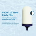 ProOne BPA-Free Water Filtration System Pitcher with G2.0 M Filter and ...