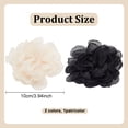 2 Pairs 2 Colors Alloy Shoe Buckle Clips Detachable Organza Shoe ...