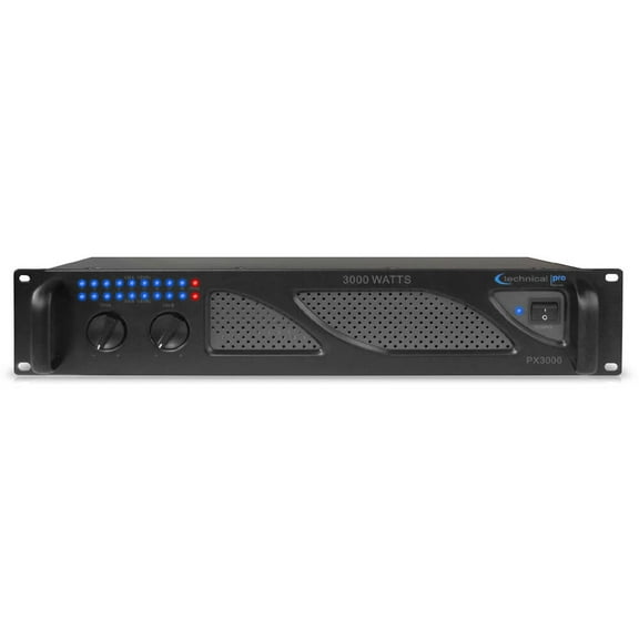 Rockville RPA9 Pro/DJ Amp: 3000 Watt Peak, 800w RMS 2 Channel Power ...