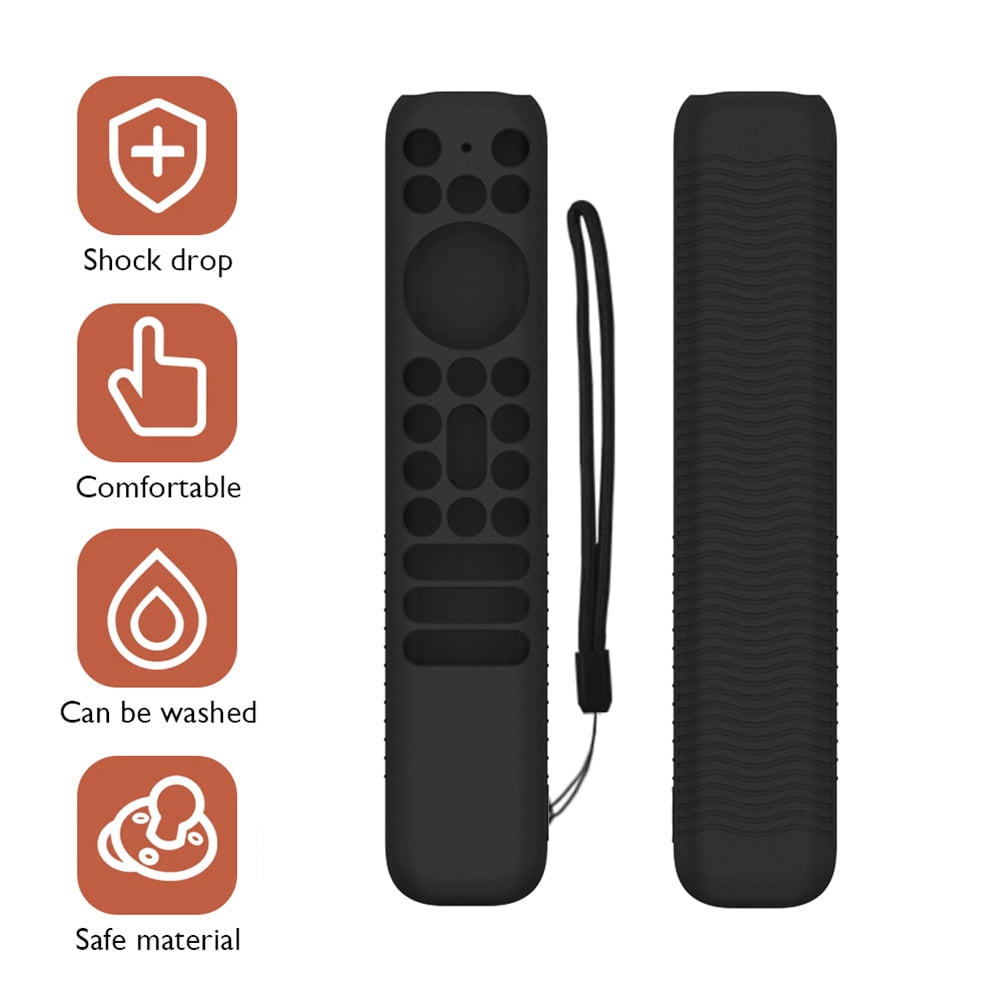 Silicone TV Remote Case All Inclusive Anti Slip for TCL RC902V FMR1 ...