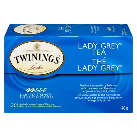 Twinings Lady Grey® Tea, Pack of 20 Tea Bags - Walmart.ca