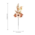 2026 Upgrade Maple Sunflower Pumpkin Fall Bouquet, Wired Artificial ...