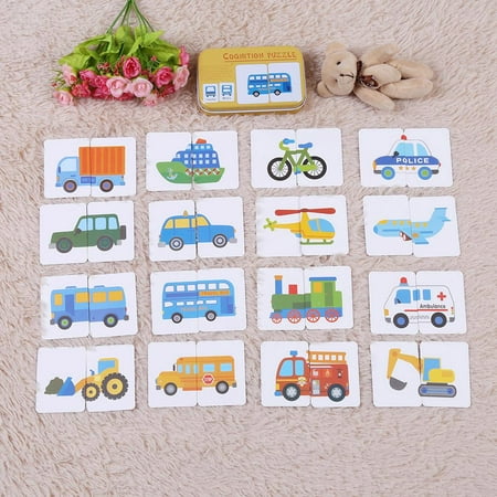 Ccdes Preschool Cognitive Learning Training Puzzle Cards Baby ...