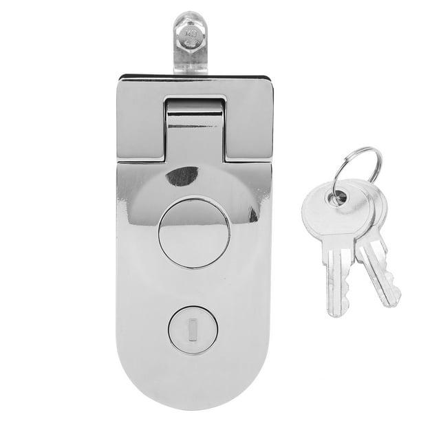 Compression Latch, Lever Hand Compression Latch Silver One-piece With 2 ...