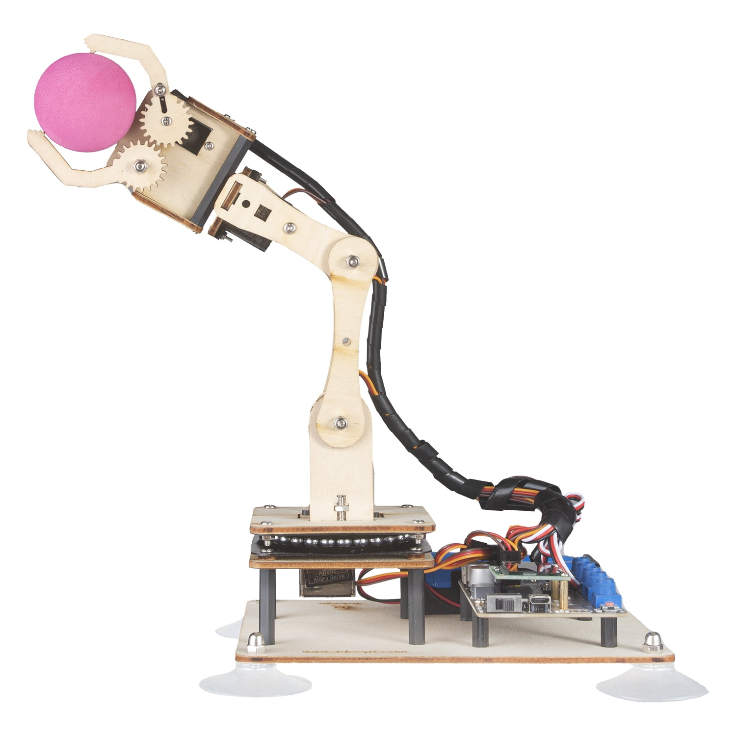 Adeept 5-DOF Robotic Arm Kit Compatible with Arduino IDE, Programmable DIY Coding STEM Education ...