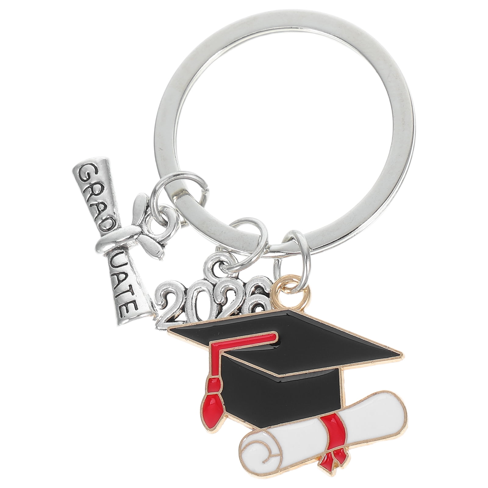 Click here for Lolippyy 2pcs Graduation Pendant Keychain Multi Co... prices