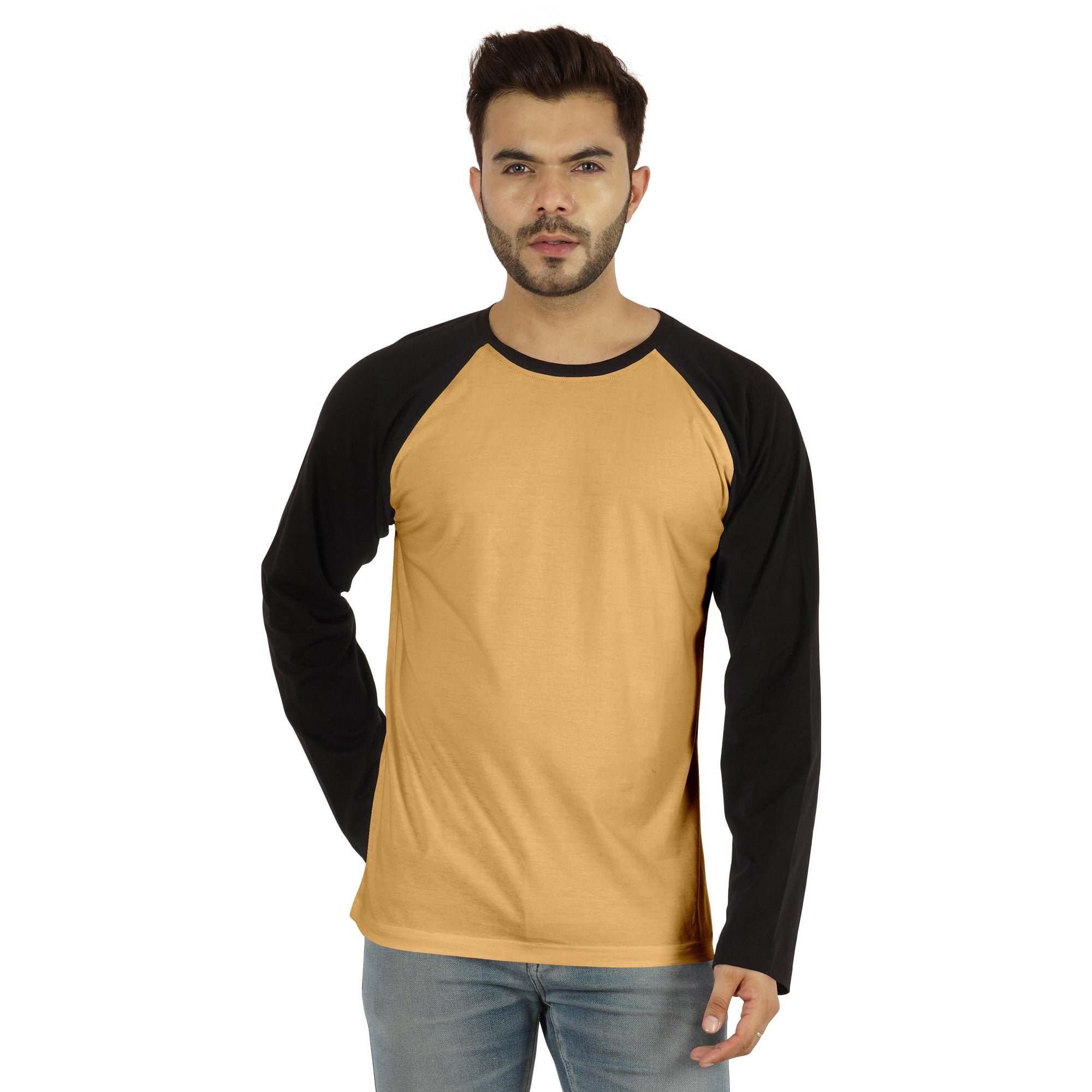 Click here for Inkmeso Mens Regular Fit Round Neck Shirt Solid Ra... prices