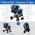 HPZ Pet Rover Premium Pet Stroller - Walmart.com
