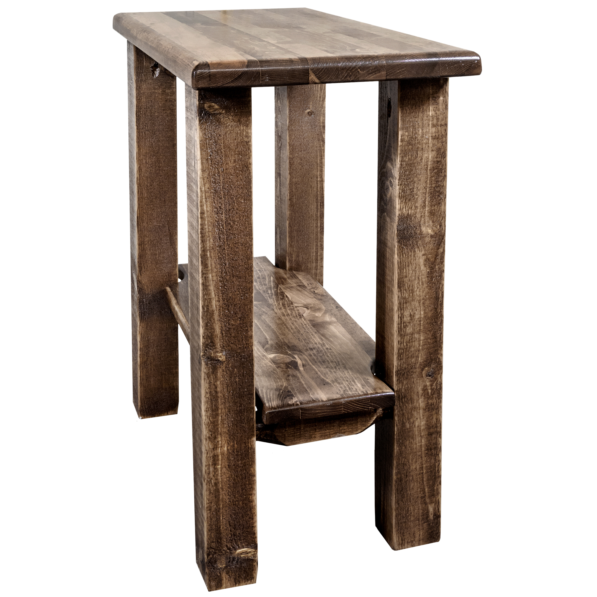 Homestead Collection Chairside Table, Stain & Lacquer Finish - Walmart.com