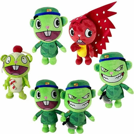 11" Happy Tree Friends Htf Flippy Fliqpy Stuffed Doll Anime Plush Toy ...