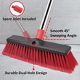 RGRVFD-14” Push Broom with 70” Adjustable Handle - Heavy Duty Outdoor ...