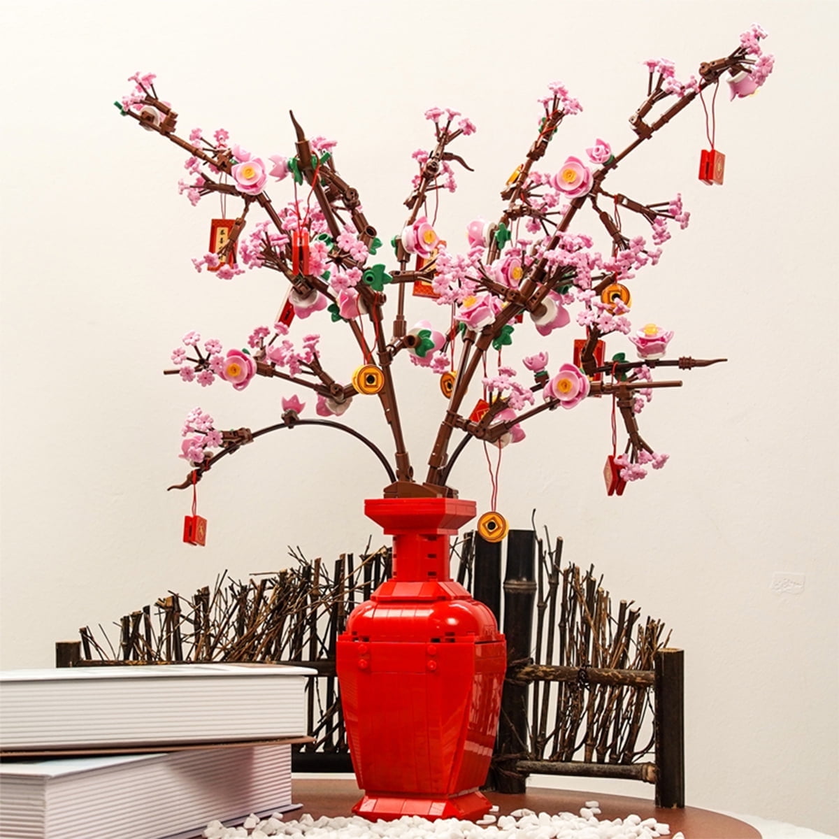 Click here for Salywee Nature Flower Bouquet Peach Blossom Buildi... prices