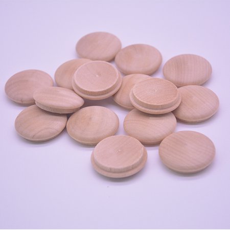 Wood Button Top Plugs Cherry Hardwood Furniture Plugs 25*20cm 50 Pcs ...