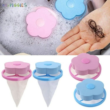 Floating Laundry Lint Fur Catcher For Washing Machine Pet Hair Remover ...
