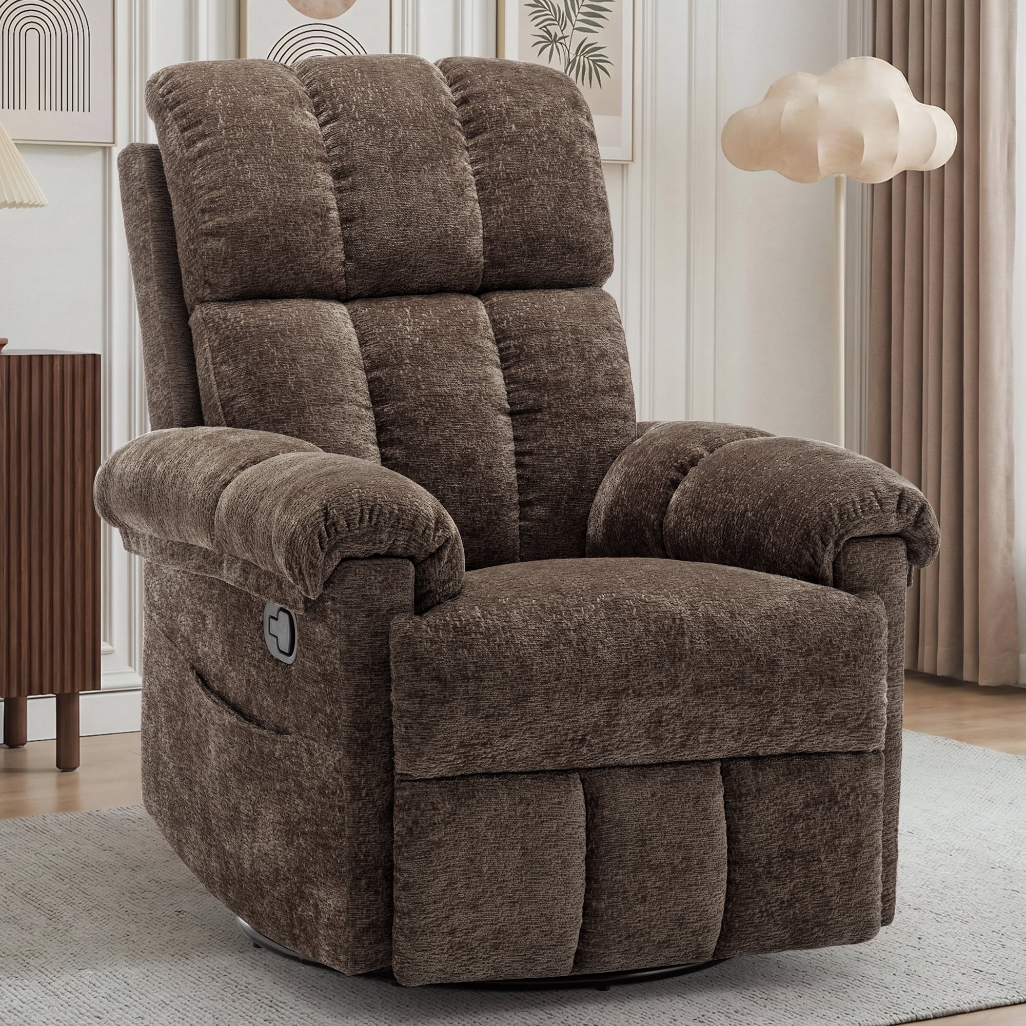 Click here for Korser Small Recliners For Small Spaces swivel Roc... prices