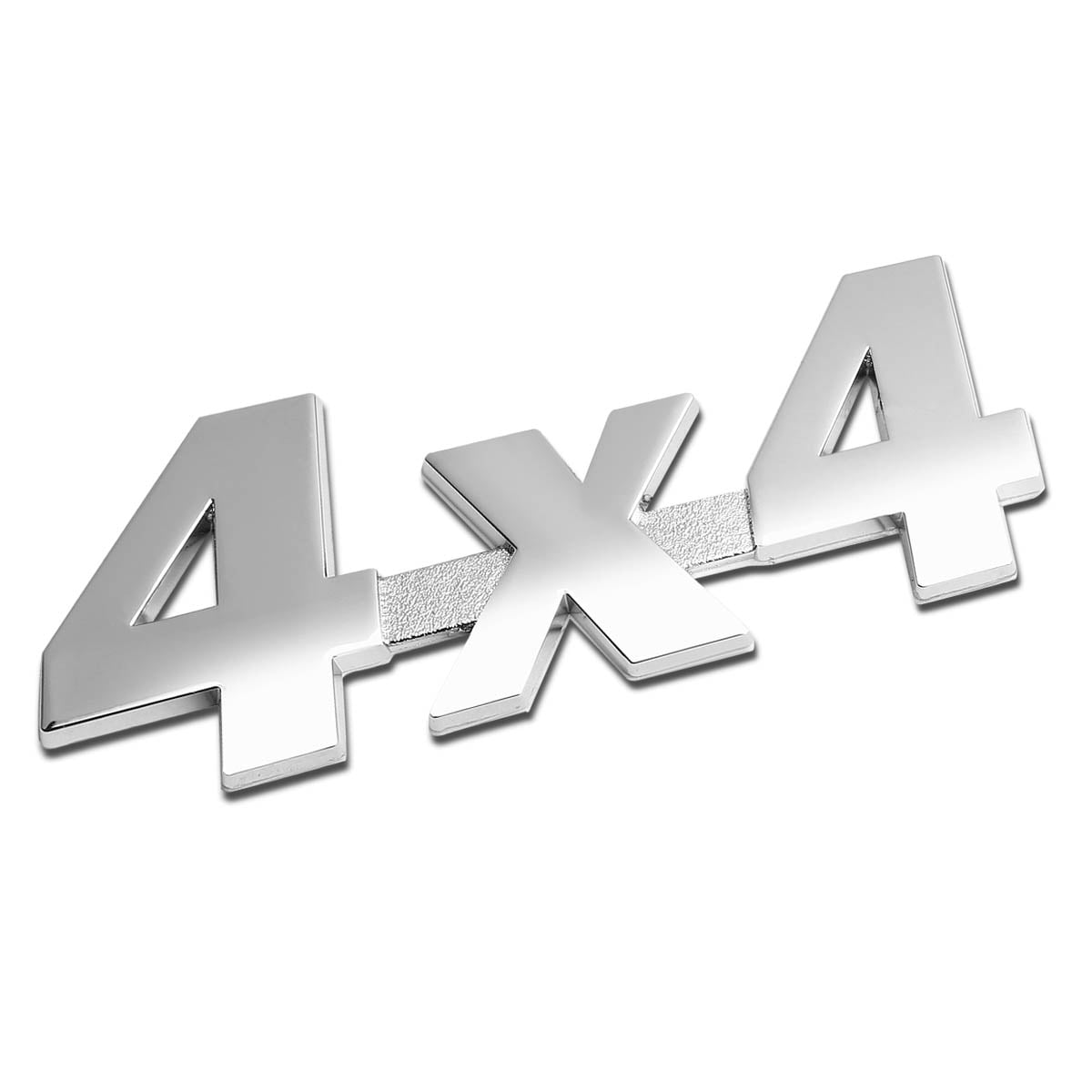 DNA Motoring EM-L-4X4-T1-SL 3D Letter Metal Emblem 4x4 Badge (Silver ...