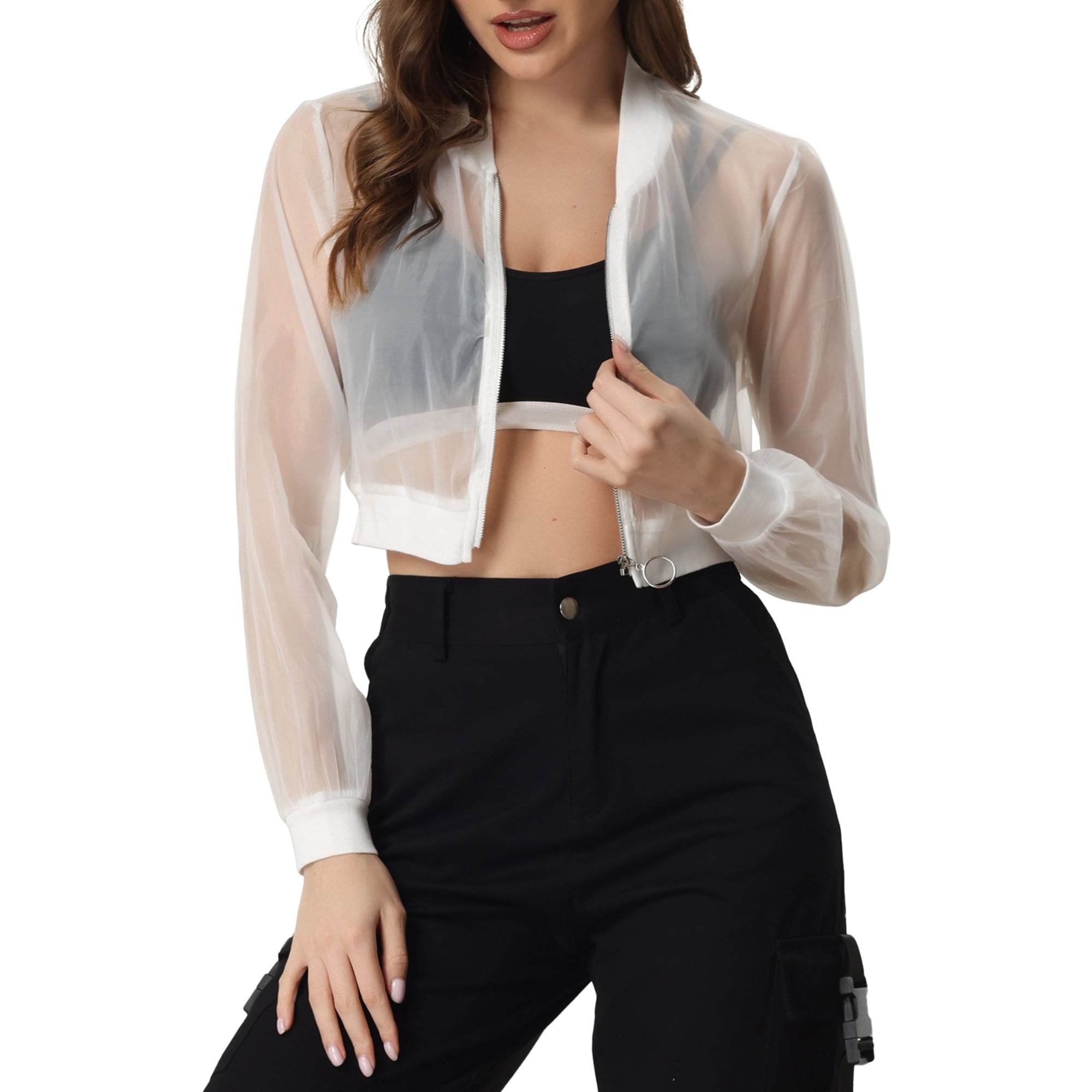 Click here for Inspire Chic Bomber Jacket For Womens Long Sleeve... prices