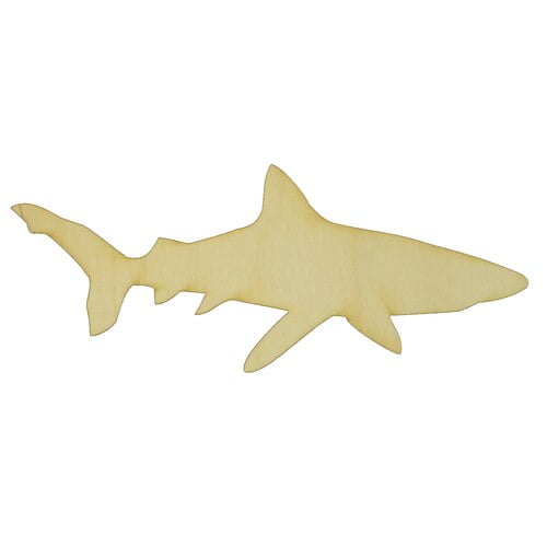 Package of 10, Small 4" X 1. 6" X 1/4" Baltic Birch Plywood Shark Wood ...