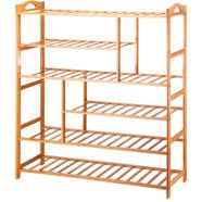 Mainstays 4-Tier Shoe Rack, White with Steel Shelves - Walmart.com