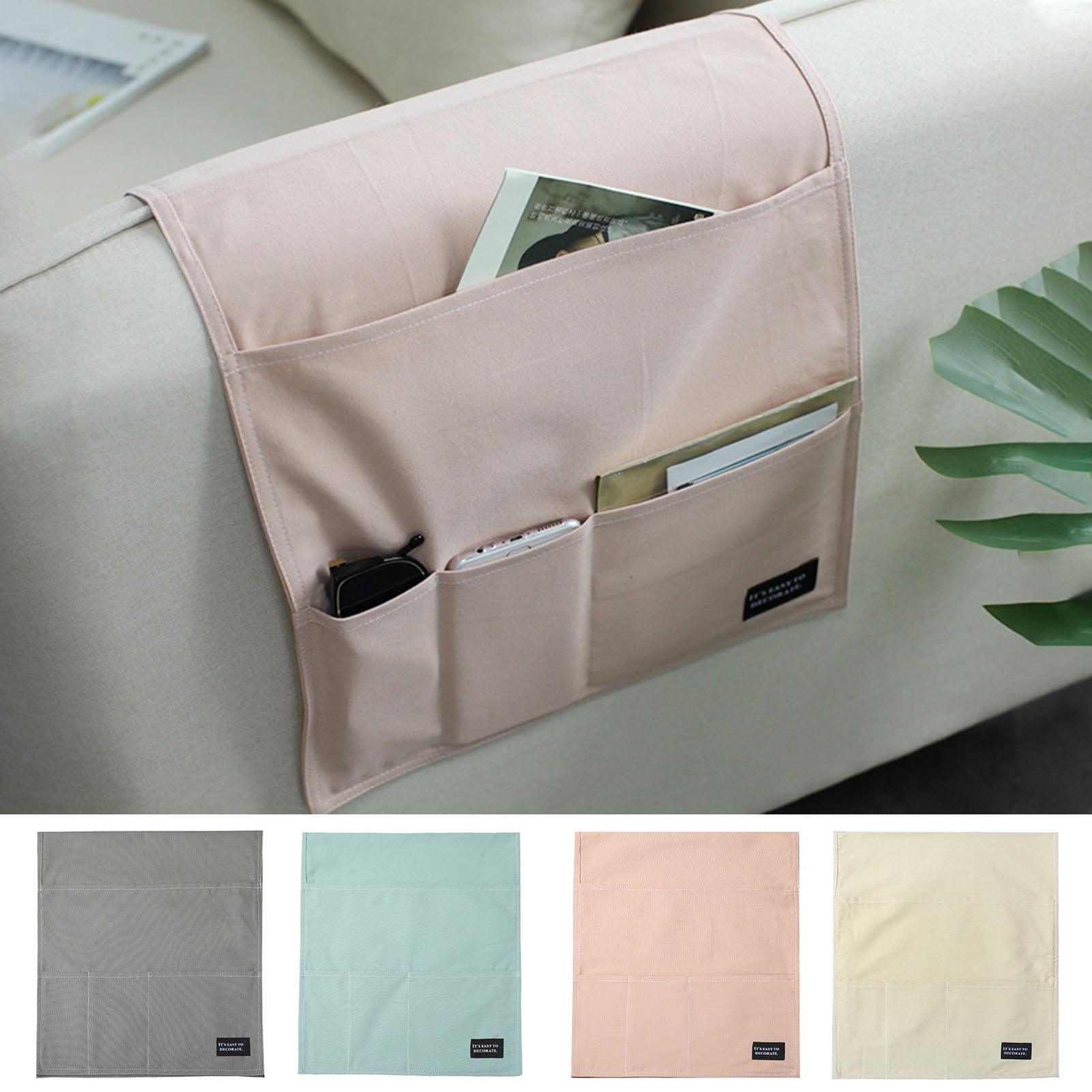 Waroomhosue Armrest Storage Pouch Large Capacity Compartments Keep Tidy ...